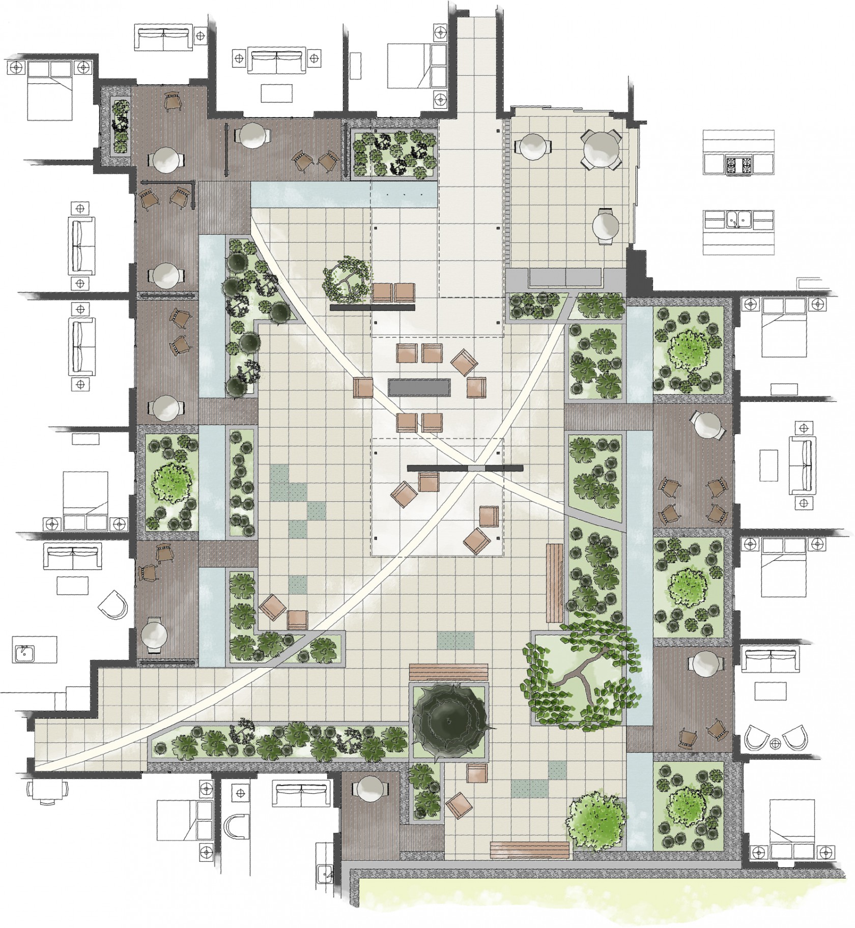 Intensive Residential Green Roof – Emerald Seven