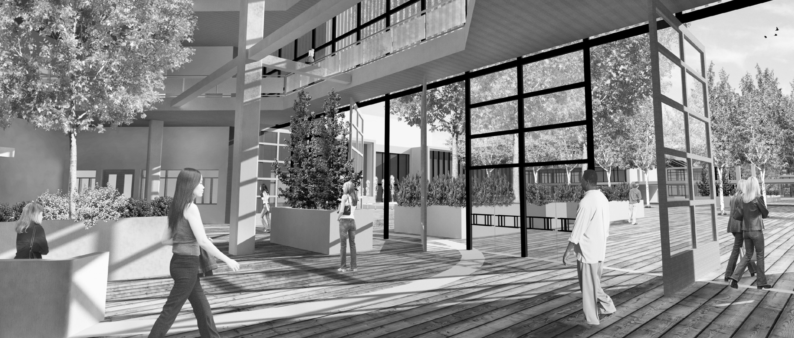 Post-Production Rendering Before & After – Emerald Seven