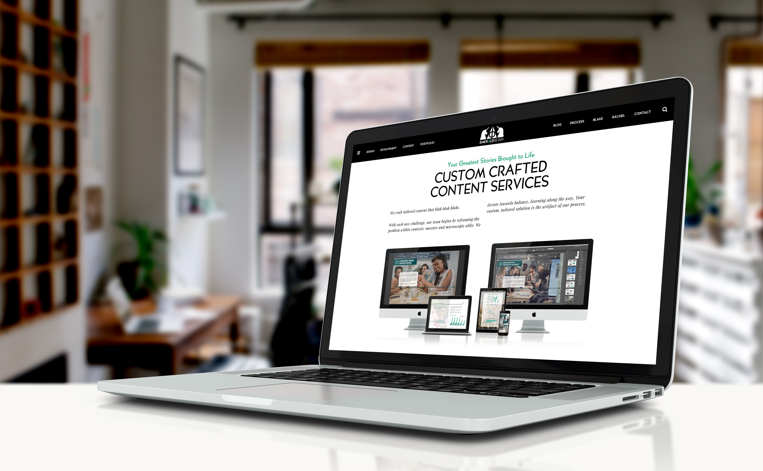 Custom Crafted Content Services – Emerald Seven